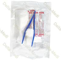 China Sterile Disposable Surgical Kits Debridement Kit With Cotton Ball Forceps Gloves Band Aid for sale