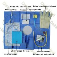 China Clinic Urethral Catheter Kit With Drainage Bag Foley Catheter Catheter Box for sale