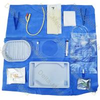 China Disposable Sterile Urethral Catheter Kit With Foley Catheter Syringe Test Tube for sale