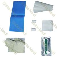 China Blood Didysis Dressing Pack With Gloves Gauze Piece Cotton Swab Cotton Adhesive Tape for sale