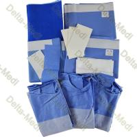 China SMS 40g To 65g Sterile Surgical Reinforced Universal Surgical Pack Surgical Drape for sale