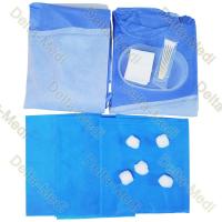 China Clinic Disposable Surgical Kits With Surgical Gown Cotton Swab Gauze Cotton Ball for sale