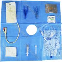 China Sterile Medical Disposable Urethral Catheter Kits Catheterication Kit With Latex Foley for sale