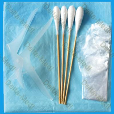 China Cervical Depressor Gynecological Examination Kit Femal Cervical Sampling Kit for sale