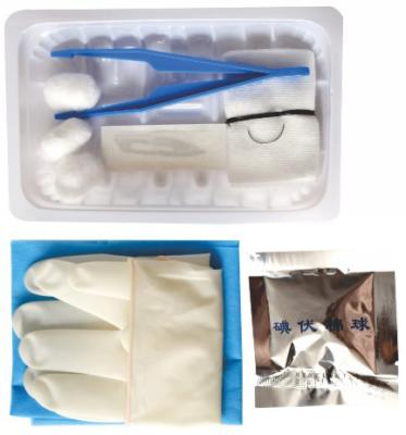 China Hospital Disposable Medical Sterile Wound Dressing Set Wound Change Dressings Kit for sale