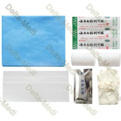 China Hospital Medical Sterile dialysis dressing kit First Aid Disposable Surgical Dressing Kit for sale