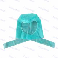 China PP SMS Non Woven Disposable Astronaut Head Cover Cap Hood Cover With Sweatband for sale