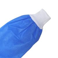 China Anti Virus Visitor Disposable Surgical Gown Waterproof Hospital Suit Knit Cuff for sale