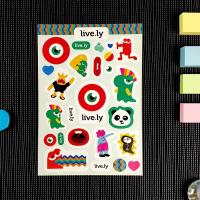 China Professional Custom Paper Stickers 157gram Custom Kraft Stickers for sale