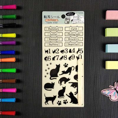 China DIY Decoration Transfer Decal Stickers CMYK Colour Pressure Sensitive Sticker for sale