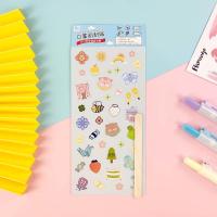 China DIY Decoration Transfer Decal Stickers CMYK Colour Pressure Sensitive Sticker for sale