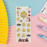 China Odor Free Cartoon Sticker Sheet Screen Printing 1mm Custom Vinyl Sticker for sale