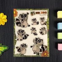 China Transparent Crystal 3D Cartoon Stickers Self Adhesive Custom Cartoon Stickers for sale