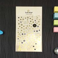China Hot Melt Adhesive Silver Foil Stickers DIY Source Material PVC Clear Sticker for sale
