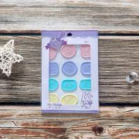 China 1.5mm Seal Stamp Stickers Invitation Logo Embossed Seal Sticker for sale