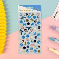 China Promotional Gifts Cartoon Animated Stickers Glossy PET PVC Vinyl Sticker for sale