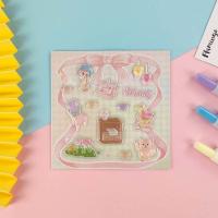 China Distinct Layers Cartoon Sticker Sheet Three Dimensional Stickers Convex Air for sale
