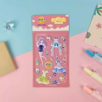 China Cartoon Characters Red Bubble Stickers Plastic For Children Reward for sale