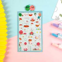 China Gold Stamp Transparent PVC Sticker Customized Logo Cute Cartoon Sticker Oil Proof for sale