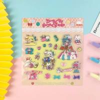 China Blister Layered Vinyl Stickers Concave Convex 3D Animal Stickers for sale
