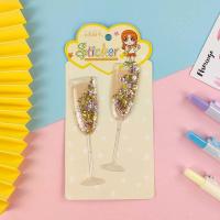 China Blister Layered Vinyl Stickers Concave Convex 3D Animal Stickers for sale