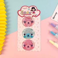 China Stereoscopic 3D Cartoon Stickers Animal Water Injection Transparent PVC for sale