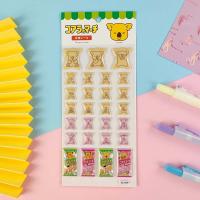 China Professional OEM 3D Cartoon Stickers PVC Soft Film Foam Letter Stickers for sale