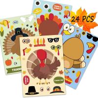 China Hot Melt Adhesive Festive Stickers Halloween Pumpkin Stickers Maple Leaf for sale