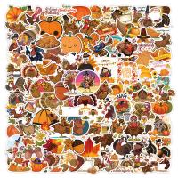 China Water Gel Creative Memories Stickers Holiday Gifts Happy Thanksgiving Stickers for sale