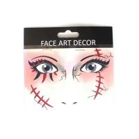 China PET Film Festive Stickers EOM Fake Tattoo Stickers For Dance Party for sale