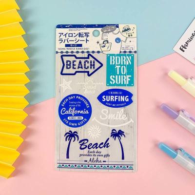 China PET Quick Printing 3D Silicone Heat Transfer Sticker Soft Touch Hot Foil Stickers for sale