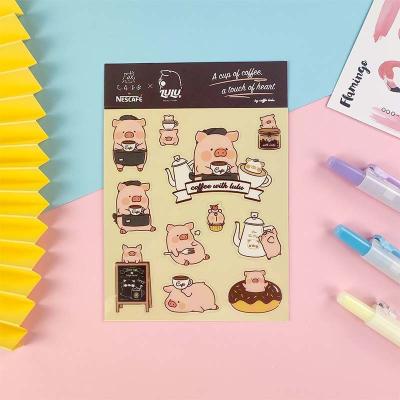 China Milky White PVC Photography Wall Stickers Glassine Bottom PVC Sticker Sheets for sale