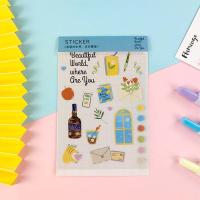 China Milky White PVC Photography Wall Stickers Glassine Bottom PVC Sticker Sheets for sale