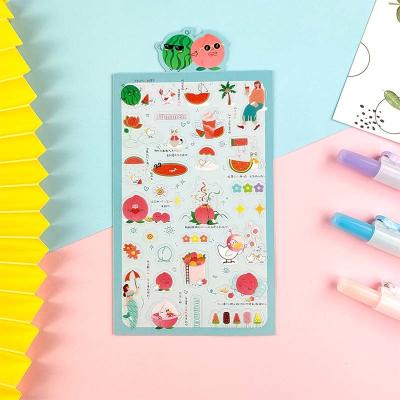 China Oil Glue Vinyl Cartoon Stickers Good Tear Resistance Security Seal Stickers OEM for sale