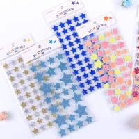 China 2mm Flash Vinyl Sticker UV Printing Teacher Reward Stickers For Home Decoration for sale