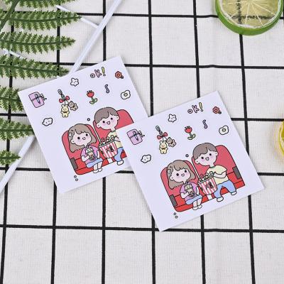 China 0.08mm Vinyl Cartoon Stickers Milky White PVC Custom Waterproof Stickers for sale