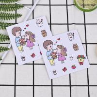 China 0.08mm Vinyl Cartoon Stickers Milky White PVC Custom Waterproof Stickers for sale