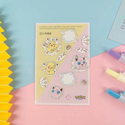 China 0.7mm 3D Cartoon Stickers Soft Film Cute Puffy Stickers To Reward for sale