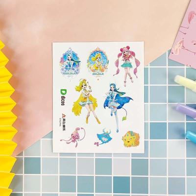 China Silkprint DIY Cute Stickers 128gram Cartoon Character Stickers For Girls Fun for sale