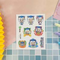 China Silkprint DIY Cute Stickers 128gram Cartoon Character Stickers For Girls Fun for sale