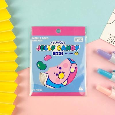 China Hot Melt Adhesive PVC Label Sticker Non Toxic DIY Vinyl Stickers for sale