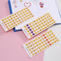 China CMYK Kawaii Puffy Stickers 80gram Hand Account Sticker For Kindergarten Rewards for sale