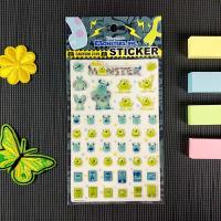 China Crystal Epoxy 3D Cartoon Stickers Oil glue Transparent Cartoon Stickers for sale