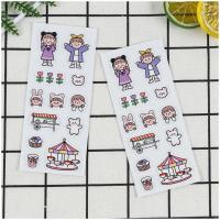 China CMYK Vinyl Cartoon Stickers 0.025mm PVC Label Sticker Reward Luggage for sale