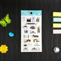 China CMYK Vinyl Cartoon Stickers 0.025mm PVC Label Sticker Reward Luggage for sale