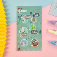China Hand Account Puffy Animal Stickers 2.5mm Diary Decoration Stickers for sale