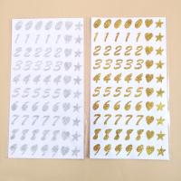 China Brand Promotion Glitter Vinyl Stickers Water Gel 3D Hologram Stickers for sale