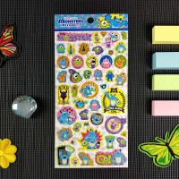 China Water Gel Hot Stamping Stickers DIY Cartoon Label Wax Seal Stickers for sale