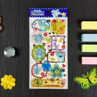 China Water Gel Hot Stamping Stickers DIY Cartoon Label Wax Seal Stickers for sale