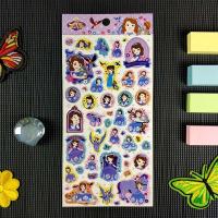 China CMYK Hot Stamping Stickers Self Adhesive Label Transparent Cartoon Sticker for sale